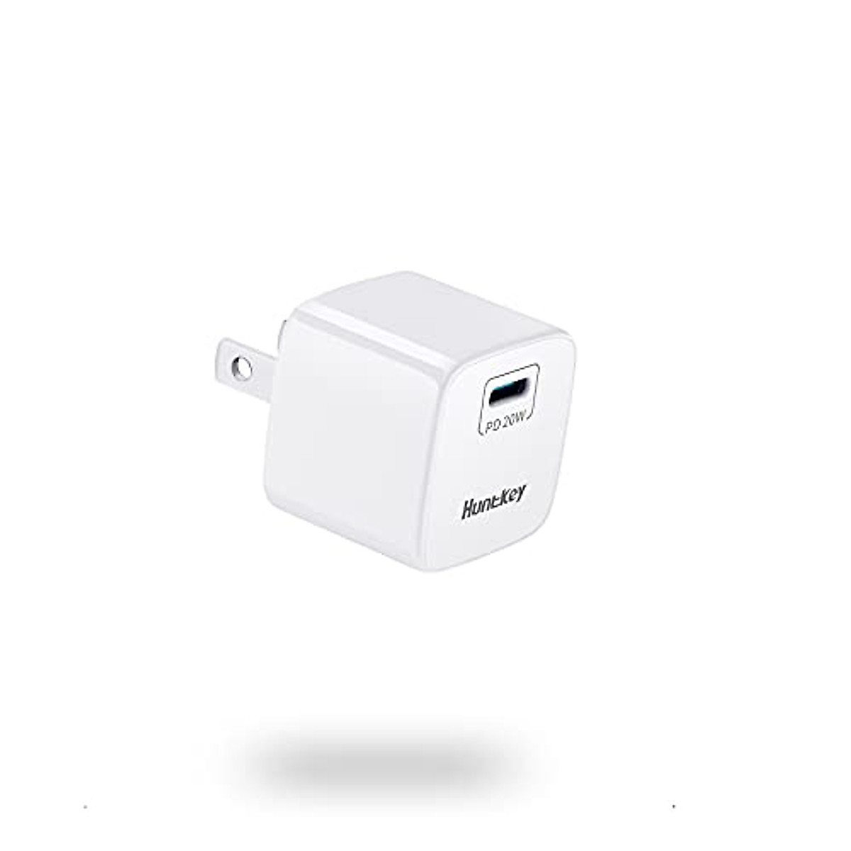 20W USB-C Power Adapter, Huntkey 20 Watt USB C Charger Block Compatible for iPhone 13/13 Mini/13 Pro/13 Pro Max/12/12 Pro Max/SE/11, Pixel, Galaxy S20 S10 S9, iPad Mini/Pro