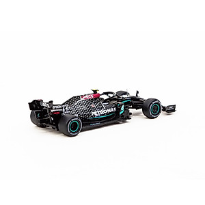 Tarmac Works 1:64 Scale Diecast Model Grand Prix Car Compatible with Mercedes Benz AMG W11 EQ Performance Valtteri Bottas (No.77 Winner Austrian GP 2020) in Black
