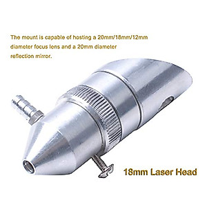 12mm/18mm/20mm Laser Head w/Air Assisted for K40 D40 Laser Engraving Cutting Machine