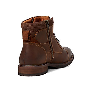 Florsheim Mens Chalet Cap Toe Boots Brown Crazy Horse 14 Medium