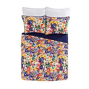 Makers Collective Garden in Bloom Quilt Set Purple Twin