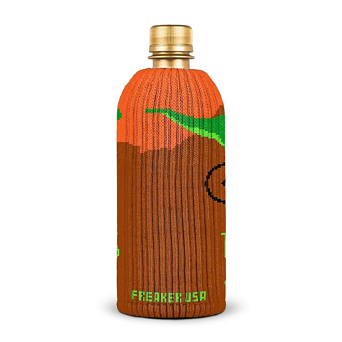 FREAKER Fits Every Bottle Can Beverage Insulator, Stops Bottle Sweat, Lance Tiny Arms Strong Cycling Tyrannosaurus Rex Bike Bicycle