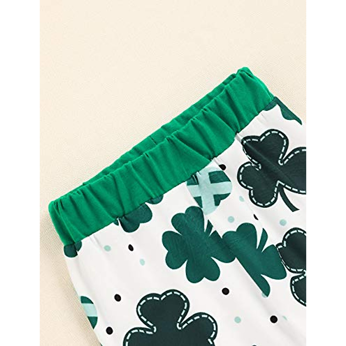 Baby Boy Girl St. Patrick's Day Clothes Four Leaf Clover Print Hoodie Sweatshirt and Pant St. Patrick's Day Outfits