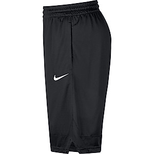 Nike Dri-FIT Icon, Men's basketball shorts, Athletic shorts with side pockets, Black/Black/White, L-T