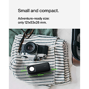 Belkin Wireless Charger Apple Watch Power Bank 10K with 12-inch USB-C to USB-C Cable, 33% Faster Charging - Simultaneous Charging for Apple Watch Series 9, iPhone 15, and More - 20W USB-C PD - Black