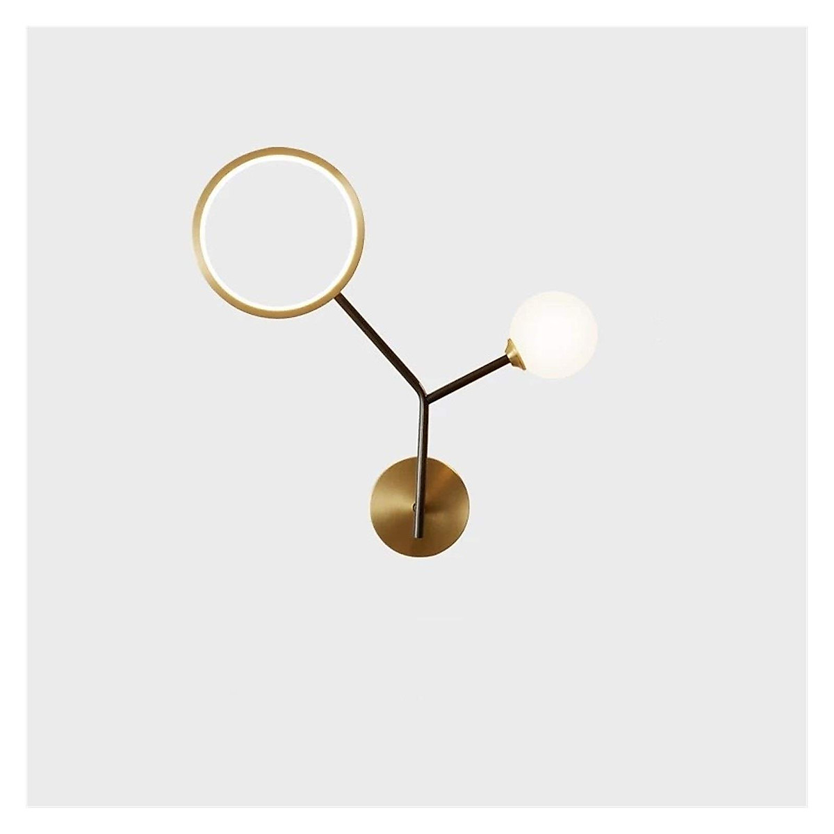 Lámpara De Pared Moderna Dormitorio Pasillo De Noche Pasillo Lámpara De Sala De Estar Rama De árbol De Cobre Villa Apartamento Escalera Lámpara De Pared Lámpara De Pared