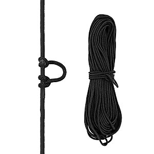VGEBY Bowstring Loop, Archery Compound Bow D-Loop Rope Wire String Bow Release Nock Loop Accessory(Black) Bcy 24 D Loop Material 2.44Mm Archery Rope D Loop