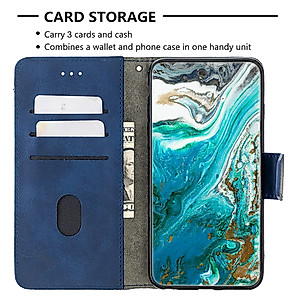 Case for Sony Xperia Z5 Premium Case Compatible with Sony Xperia Z5 Premium Phone Case Flip Stand Cover Stitching Style Wallet Case Blue
