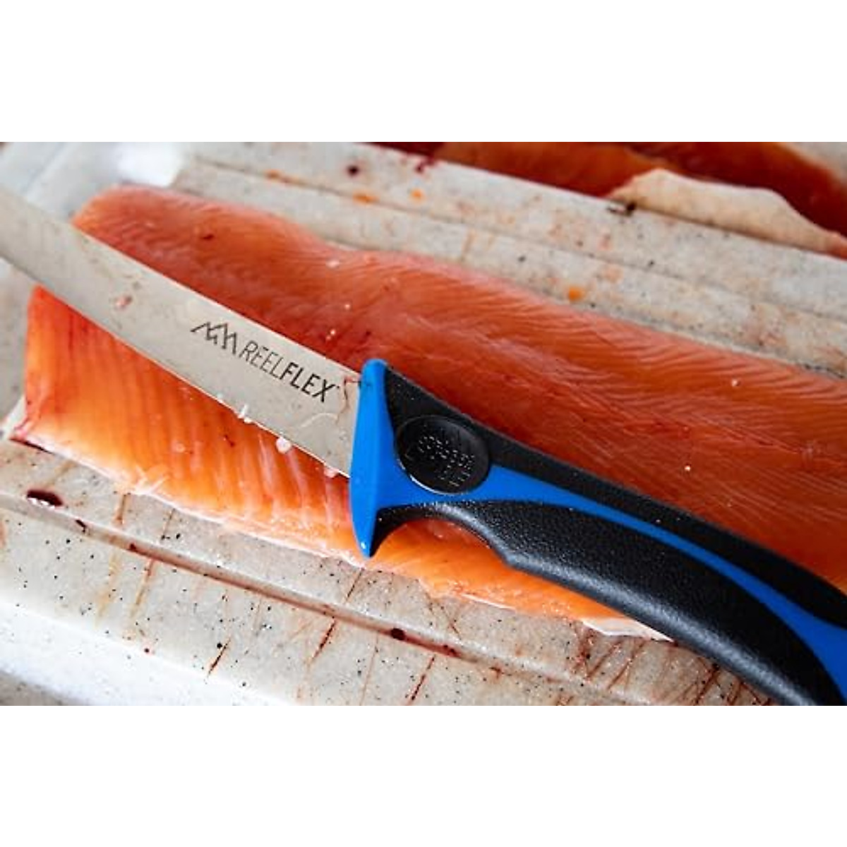 OUTDOOR EDGE Fillet Knife Set | ReelFlex Pak Features 3 Razor-Sharp Flexible Fillet Knives | 6", 7.5" & 9" German Stainless Blades, Non-Slip Handles, Sharpener & Hard Case | Fishing Gear & Equipment