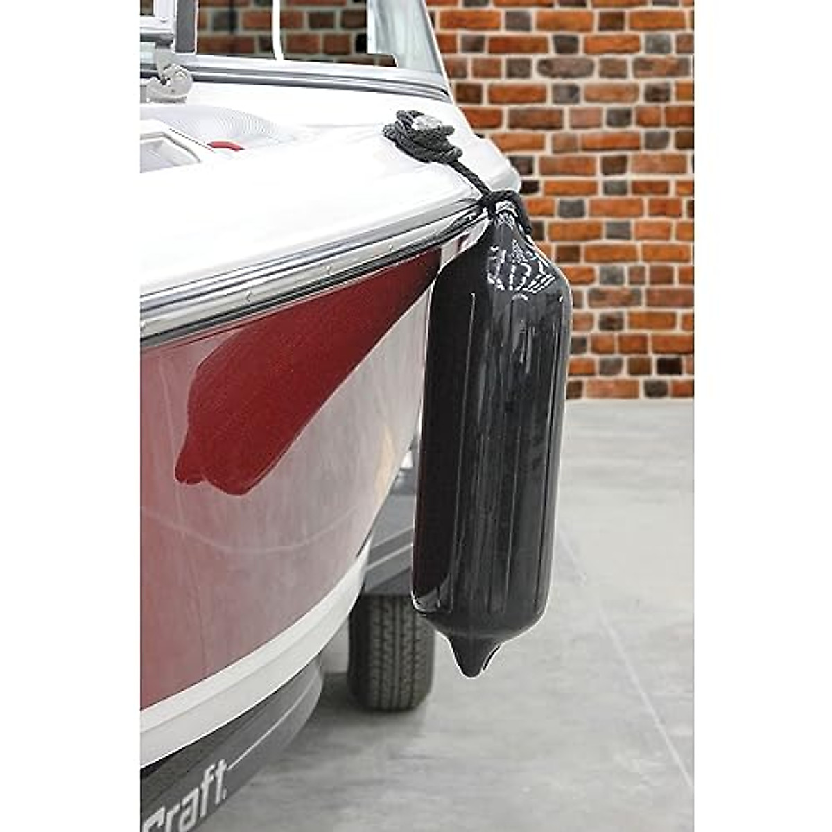 Extreme Max 3006.7384 BoatTector Inflatable Fender Value 4-Pack - 6.5" x 22", Black