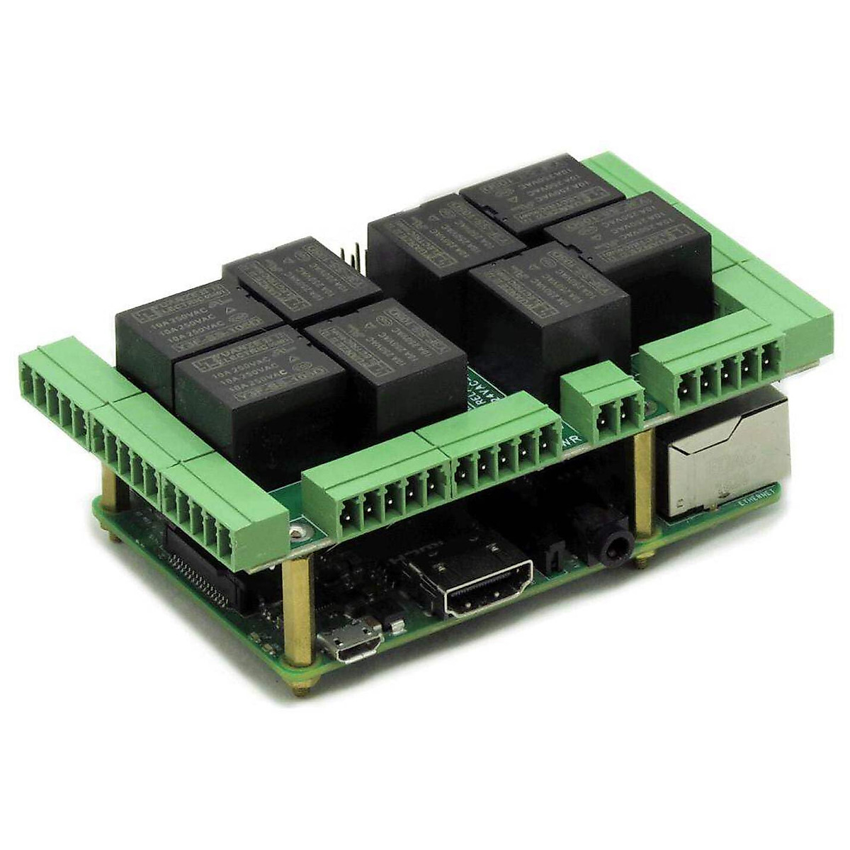 Home Automation 8-Layer Stackable HAT Made for Raspberry Pi