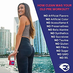 Pre Workout Pills - Endless Energy · Endurance · Laser Focus · Pump · No Jitters No crash | Vegan Pre Workout for Women & Men · 0% Artificial, Nitric Oxide, Beet, Organic Natural Pre Workout, 60 Pills