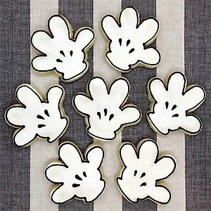 Cookie Knife Mickey Themed Cookie Moulds 5 Pieces - Mickey Mouse Sandwich Cartoon Cookie Knife Shape Cookie Mould, Kids Fondant Knife Baking Mould for Cake Sandwich Vegetables and Fruits,