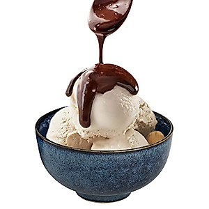 ZOOFOX Set of 8 Small Bowls, 10 Ounce Ceramic Bowls for Side Dishes, Reactive Glazed Serving Bowls for Rice, Cereal, Ice Cream, Condiments, Snacks