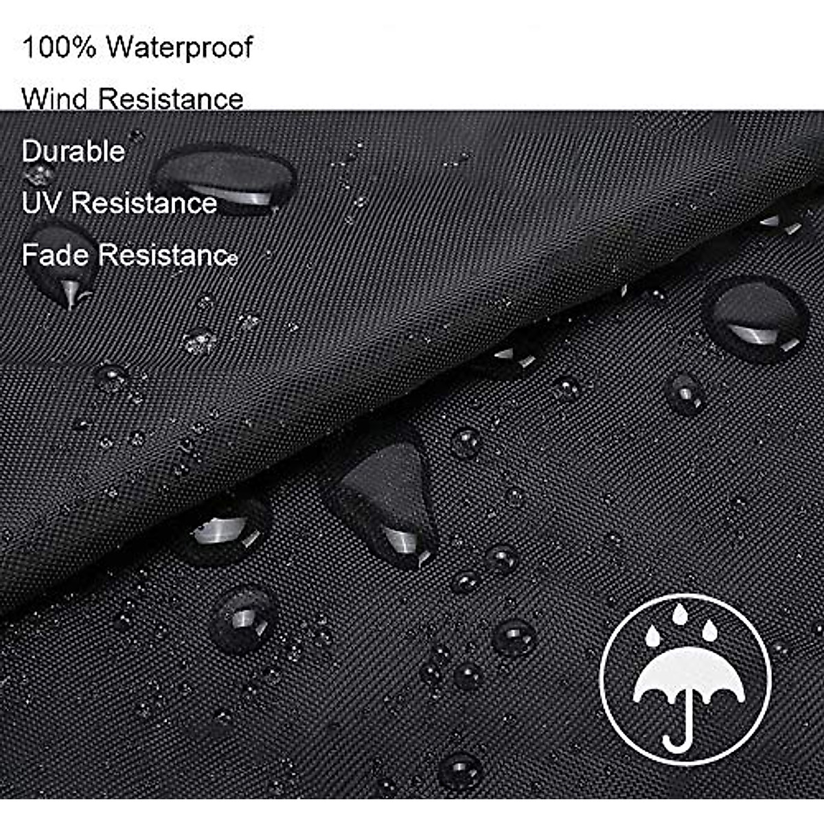 Homesicker Fire Pit Cover Square (31”L x 31”W x 24”H, Black)