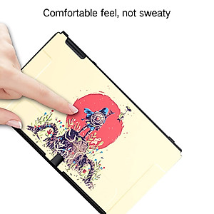 PERFECTSIGHT Cute Protective Case Compatible with Nintendo Switch OLED | Kawaii Zelda | Anti-Scratch Shockproof Slim Cover Case for NS Console and Joy-Con Controllers, Hard Shell Dockable Case