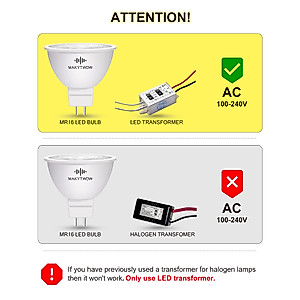 MAKYTWOW MR16 LED Light Bulb, Purple, Gu5.3 Bi-pin Base LED Spotlights 12V LED Light for Outdoor Landscape Track Lighting, 4W=50W Halogen Equivalent, 6Pack