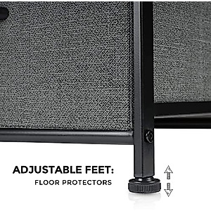 ZSEDP 2 Drawers Nightstand Multi-Layer Jewelry Box Organizer Makeup Storage Box Cabinet Container Drawer Organizer for Home Bedroom