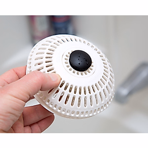 ShowerShroom Stealth Shower Hair Drain Catcher - Hair Stopper for Shower Drain, Bathtub, and Bathroom Sink, Will Not Impede Water Flow, Bathtub Hair Catcher for Drain with No Installation Required