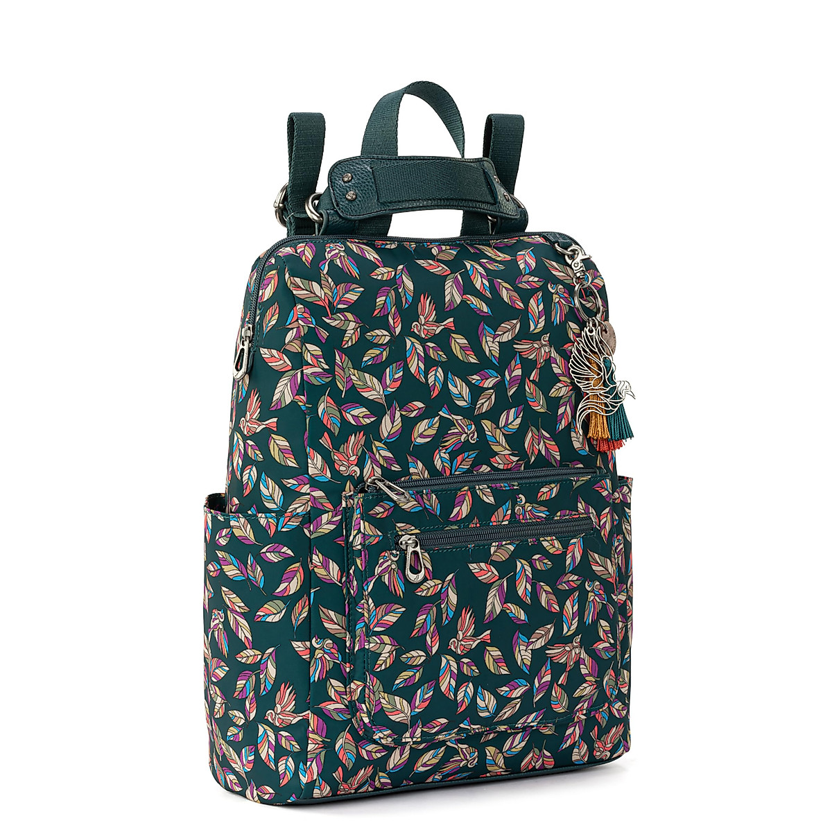 The Sak Womens Loyola Convertible Backpack Marine Treehouse One-Size