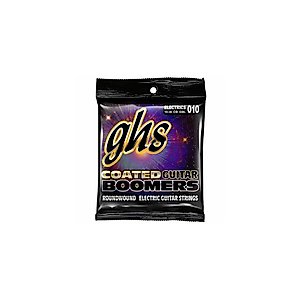 GHS Strings CB-GBTNT Coated Boomers Nickel Plated Electric Guitar Strings, Custom