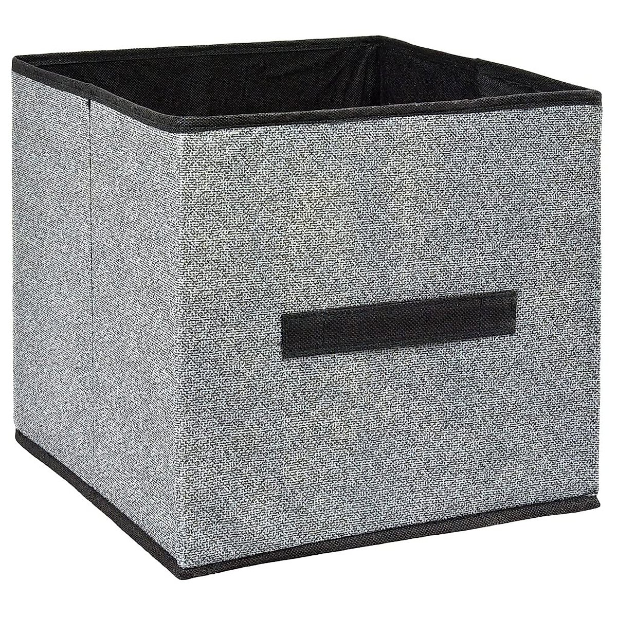 ESSENTIALS Collapsible Storage Container with Handles (11"x11"x8") - Gray