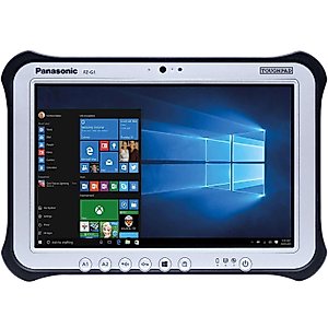 Panasonic Toughpad G1, FZ-G1 MK4, Intel Core i5-6300U @2.40GHz, 10.1" Multi Touch + Digitizer, 256GB SSD, 8GB, Bar code Reader, Webcam, Rear Cam, Win10 Pro (Renewed)