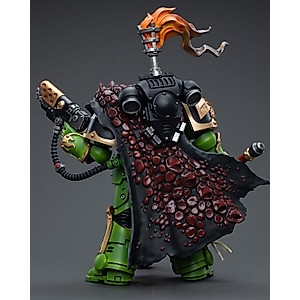 Pipigirl JoyToy 40K Space Marine Genuine License 1/18 Action Figure, Ultramarines Intercessors, 4.88 inch Models Space Marines Action Figures Kits (Salamanders Captain Adrax Agatone)