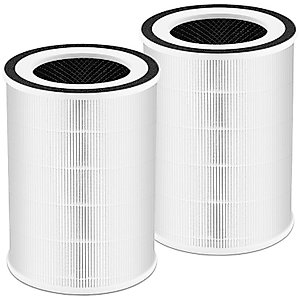 Bedavol 2 Pack for Afloia Filter Replacement, Compatible with Afloia KILO, KILOPRO, MIRO, MIRO PRO, and MORENTO KILO, True 360° 3-Stage Filtration