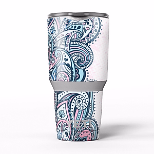 Design Skinz Colorful Ethnic Sprouts - Skin Decal Vinyl Wrap Kit Compatible with The Yeti Rambler Cooler Tumbler Cups