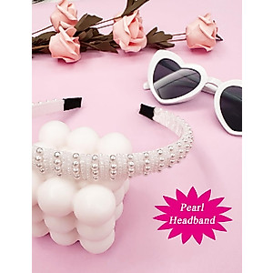 Ricawa Bridal Veil with Headband Sash Glasses 4 PCS Bachelorette Party Decorations Bridal Shower Supplies Bridesmaid Favors
