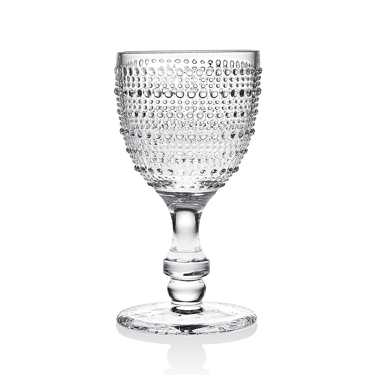Godinger Wine Glasses Goblets, Beverage Stemmed Glass Cups - Lumina, 9oz, Set of 4