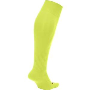 Nike Classic II Cushion Over-the-Calf SOCKS SX5728 702 (yellow, LARGE)