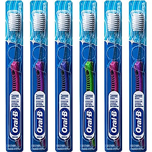 Oral-b Indicator Sensitive Toothbrush, 35 Extra Soft (Colors Vary) - Pack of 6