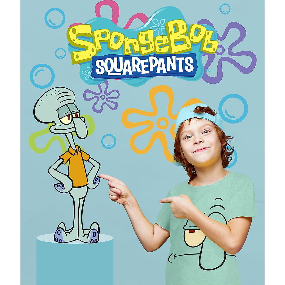 Nickelodeon Spongebob Square Pants Shirts for Boys (3-Pack) KidsGraphic Tshirt for Toddler & Up - 6 Gn/YEL/Pk SS