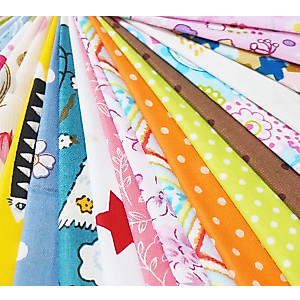 levylisa 100 Pieces 6'' x 6''100% Printed Cotton Quilting Fabric Patchwork Precut Fabric Quilt Squares DIY Sewing Quarter Bundle Fabric for DIY Craft Embellishment Sewing Scrapbooking Quilting