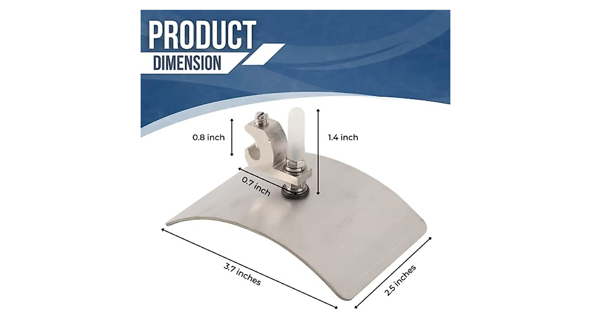 Pool Skimmer Bonding Kit - NEC Compliant Water Equipotential Plate