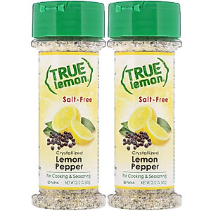 True Lemon Pepper Seasoning (2 pack) Natural Ingredients, No Salt, No Gluten