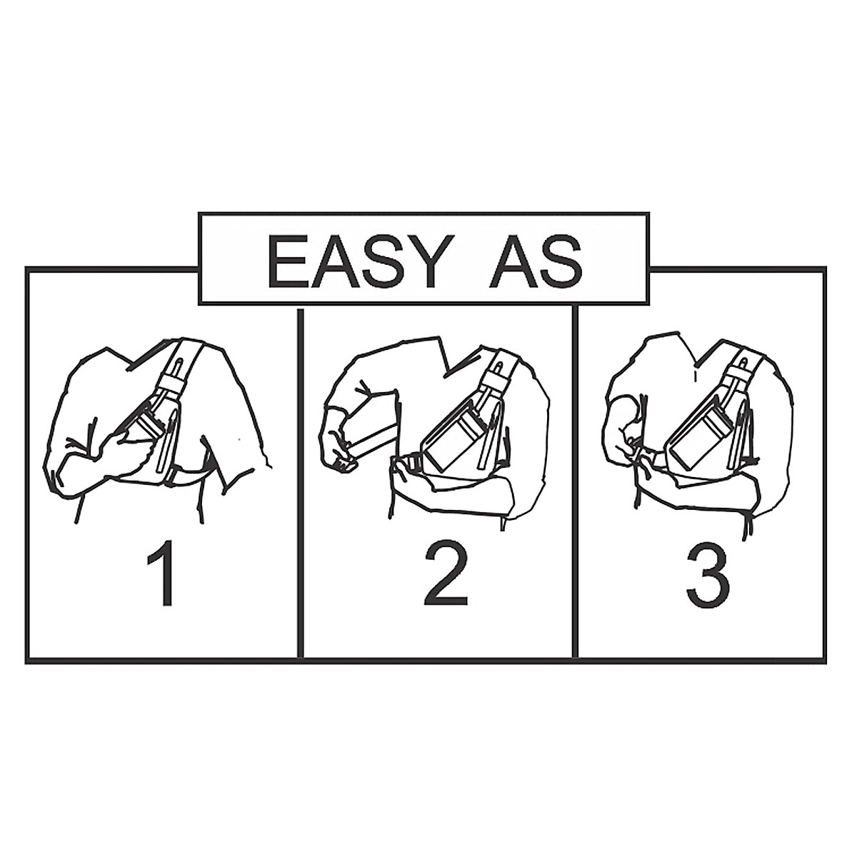 HOLSTERGUY SCH-101Z UNIVERSAL BARCODE SCANNER CHEST HARNESS