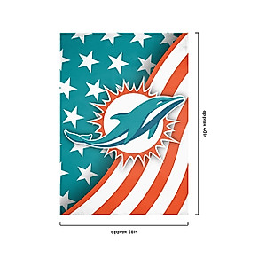 FOCO Miami Dolphins NFL Americana Vertical Flag