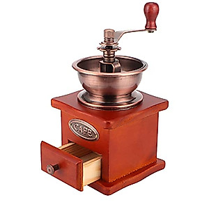 QANYEGN Coffee Grinder, Washable Mini Hand Crank Coffee Bean Grinding, Manual Grinder Machine for Home Office