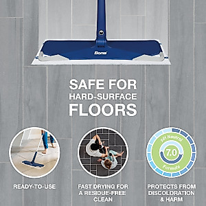 Bona Multi-Surface Floor Disposable Wet Cleaning Pads, for Stone Tile Laminate and Vinyl LVT/LVP, 12ct