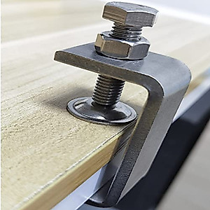 OBPSFY 4 Pcs C Clamp Tiger | 304 Stainless Steel C-Clamp Heavy Duty Woodworking Clamp Set | 65MM/2.6Inch Tiger Clamp Clip with Wide Jaw Openings for Welding/Carpenter/Building/Household