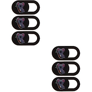 SOLUSTRE 6 Pcs Camera Privacy Cover Laptop Camera Cover Sliding Camera Cover Webcam Blocker Webcam Privacy Cover Protection Cap Computer Environmental Protection Material Plastic