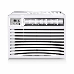 Midea MAW15R1BWT EasyCool 14,500 BTU Window Air Conditioner, Fan-Cools, Circulates and Dehumidifies up to 700 Sq Ft, Reusable Filter, Remote Control, White