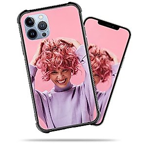 Personalized Custom Phone Case for Apple iPhone 12/12 Pro - Design Your Own Customized Custom Picture Photo Case Make Your Own Case Black