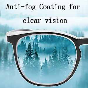 3 Pack Safety Glasses, Comfortable Stylish Anti Fog Pink Black Blue Safety Goggles with Side Shields Eye Protection for Women Men Nurses