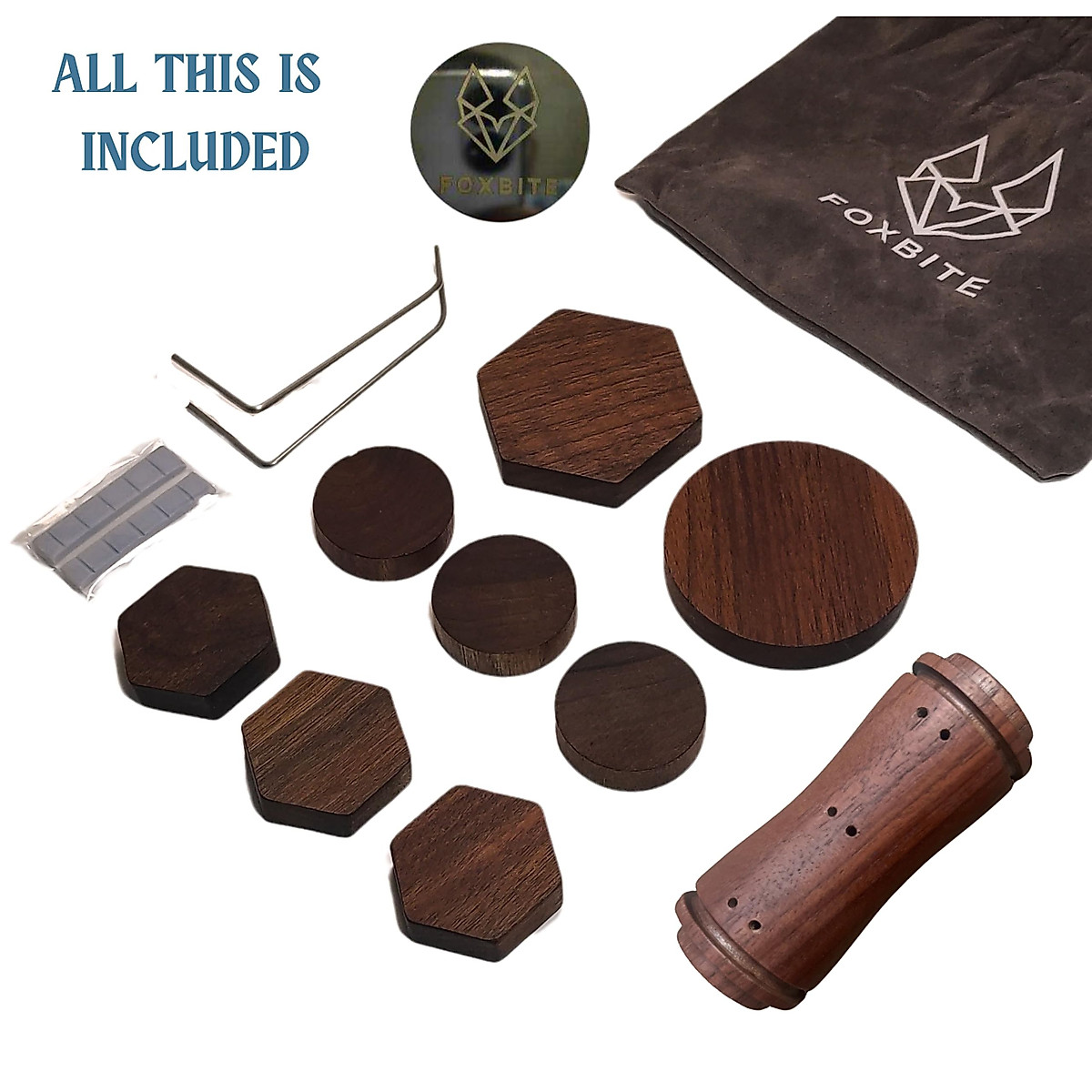 FOXBITE Miniature Painting Holder, Painting Handle for Miniautres Compatible with DND Miniatures, Scale Model, Fantasy Figurines Acrylic Detail Brush Set Painting. kit for Detailing Army