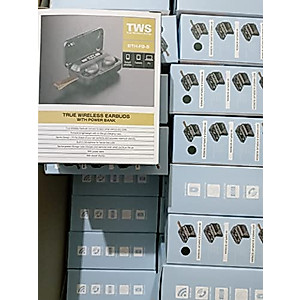 TWS F9, Bluetooth Earphones (Black). Touch Access Wireless & Bluetooth. Android & iPhone, Great Sound/Bass. USB Cable & Chargeable Case. Extra Buds Included. Good for Travel, Gym, All The Above.