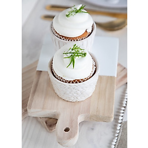 Mud Pie Mini Paulownia Wood Board, Rectangle, 5.25" x 9.25"